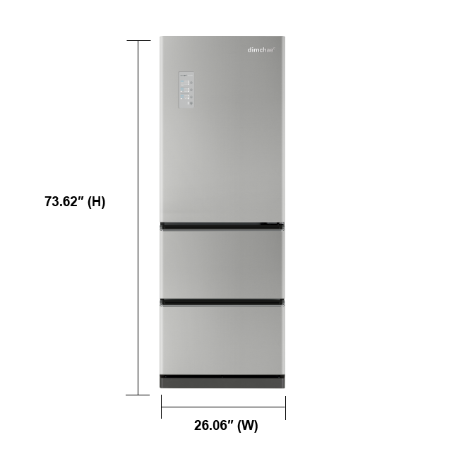 Dimchae Kimchi Refrigerator 418L Bijou Silver – HITRONS