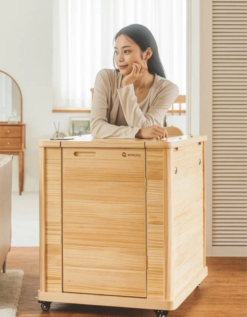 EVERJOY INFRARED WOOD DRY HEAT SAUNA AND SPA – HITRONS