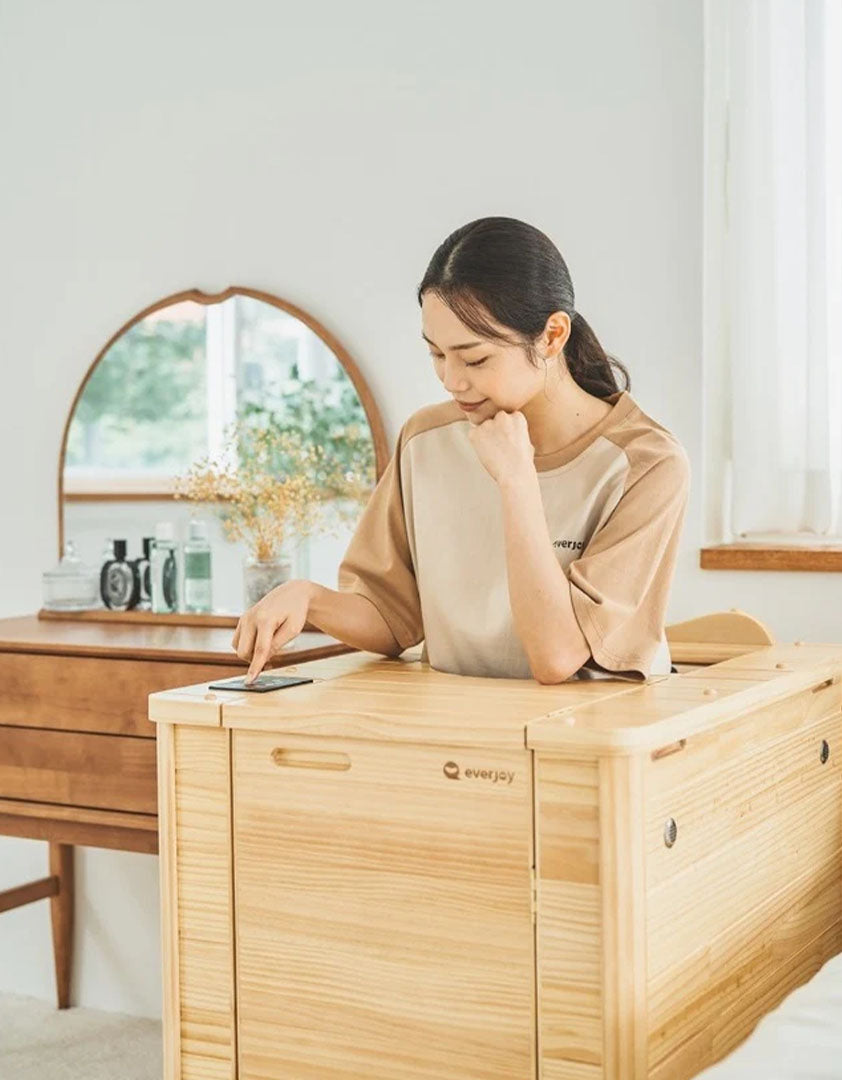 EVERJOY INFRARED WOOD DRY HEAT SAUNA AND SPA – HITRONS